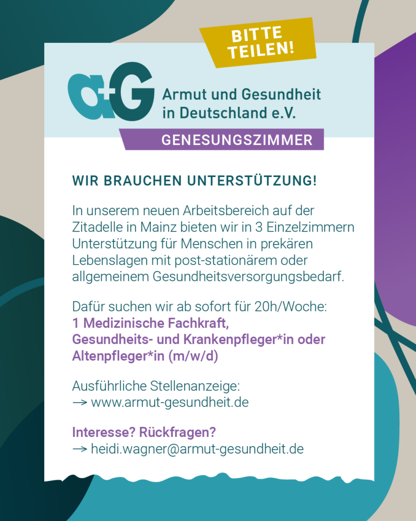 GenZi ab sofort - Armut und Gesundheit in Deutschland e.V.